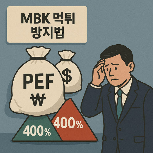 [마켓인]'MBK 먹튀 방지법' 재점화…PEF 규제 '논란'