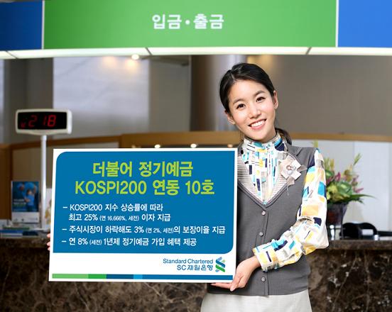SC제일銀, KOSPI200지수 연동예금 판매