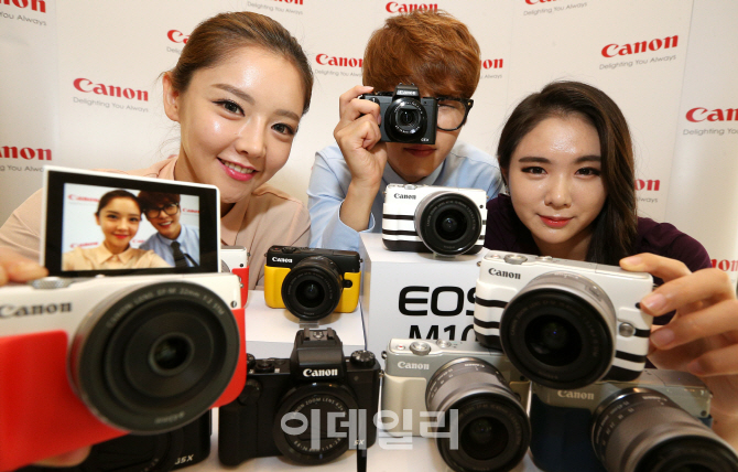 [포토]캐논, EOS M10과 파워샷 G5 X로 2015년 하반기 시장 공략