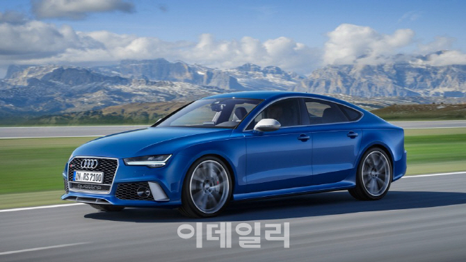 [포토]아우디 'RS7 퍼포먼스', 최고속도 305km/h