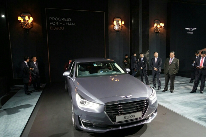 [포토] 제네시스 EQ900, 럭셔리 자태
