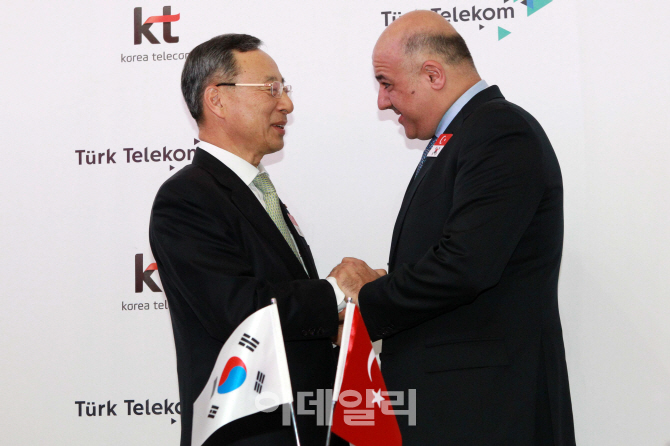[포토]MWC,KT-터키 투르크텔레콤그룹 '5G MOU'체결