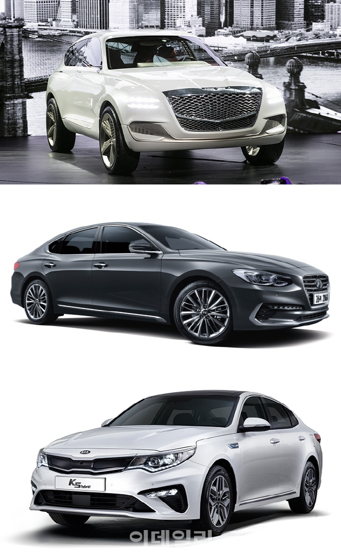 GV80·그랜저·K5 신차 삼총사 11월 출격…판매목표 달성 고삐