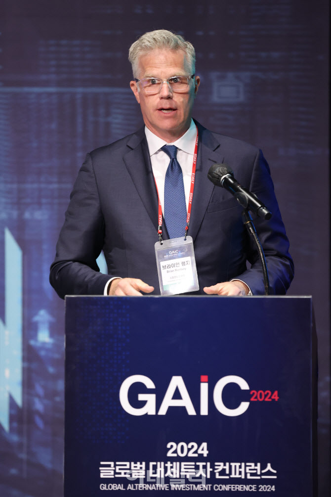 [포토]브라이언 램지 리틀존&코 대표, GAIC에서 발표