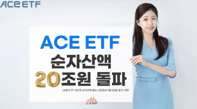 한투운용, 'ACE ETF' 순자산액 20조 돌파
