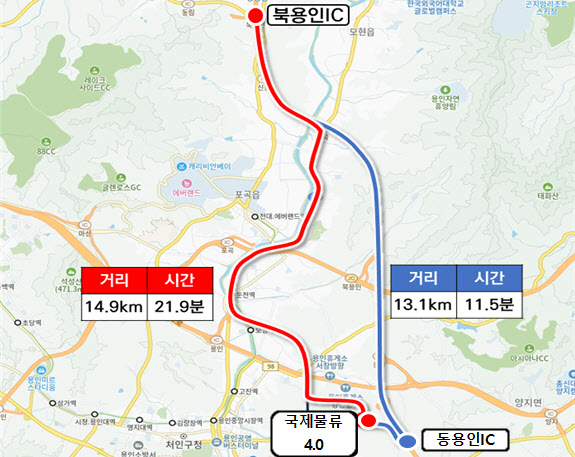 세종포천고속도로 동용인IC 2029년 개통…물류 효율화 기대